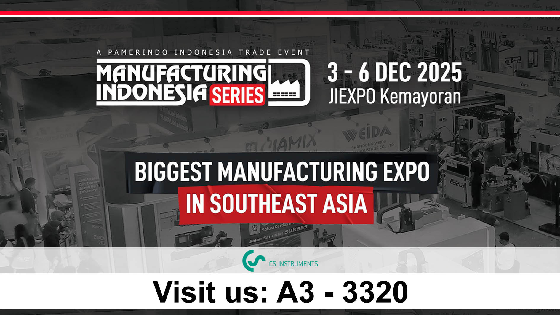 CS INSTRUMENTS at MANUFACTURING INDONESIA | CS INSTRUMENTS